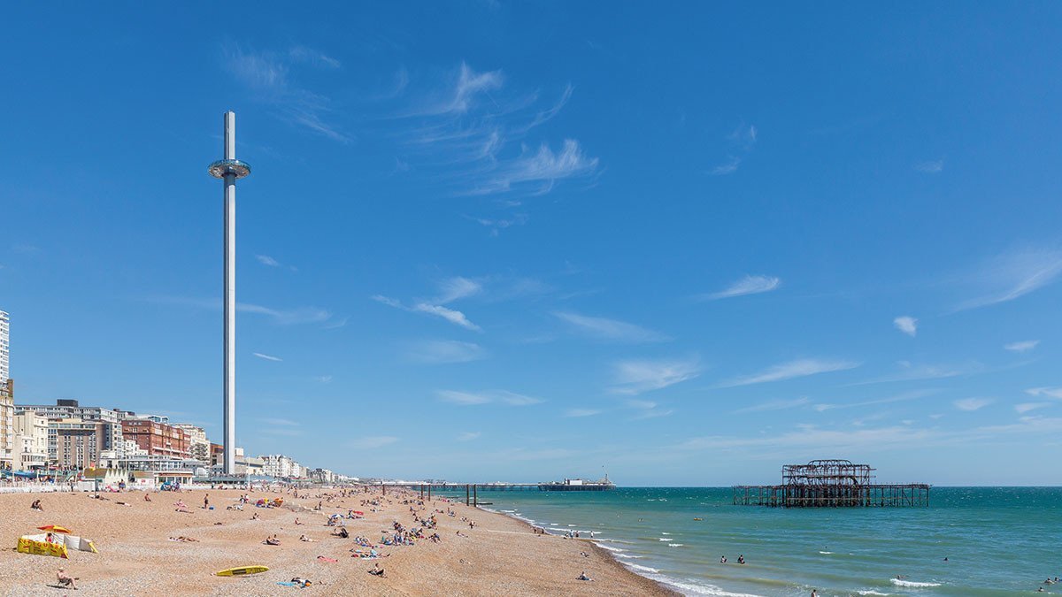 Klassenfahrt nach Brighton: Stadt und Strand